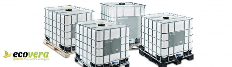 Rezervor IBC 1000 Litri, Bazine Apa, Bazin Vidanjabil - Eco Vera Systems
